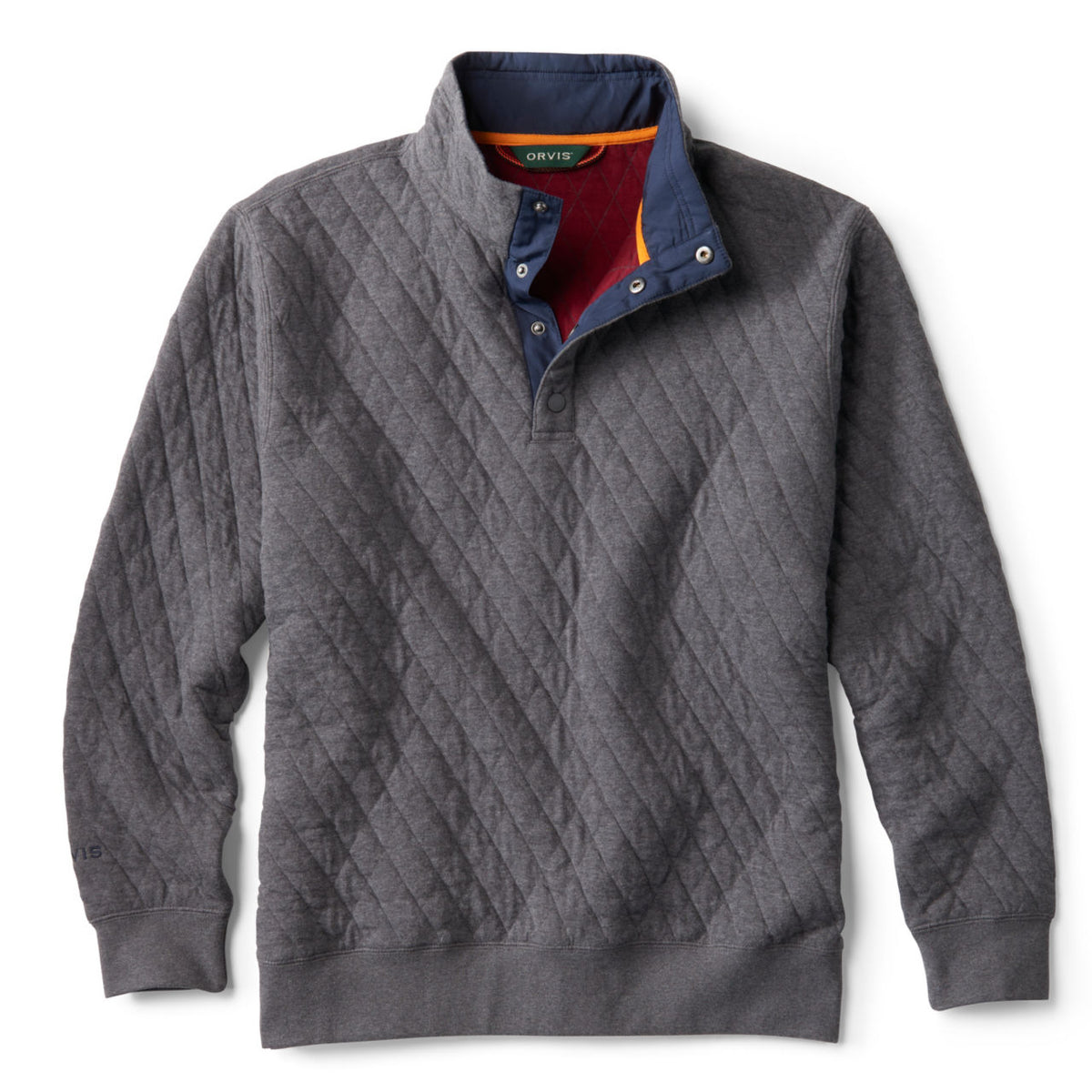 Quilted Snap Sweatshirt | Warm & Durable for Outdoor Activities – Orvis UK