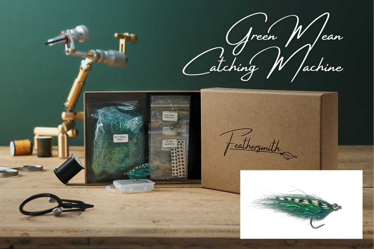 Feathersmith Fly Tying Kit – Green Mean Catching Machine | Orvis – Orvis UK