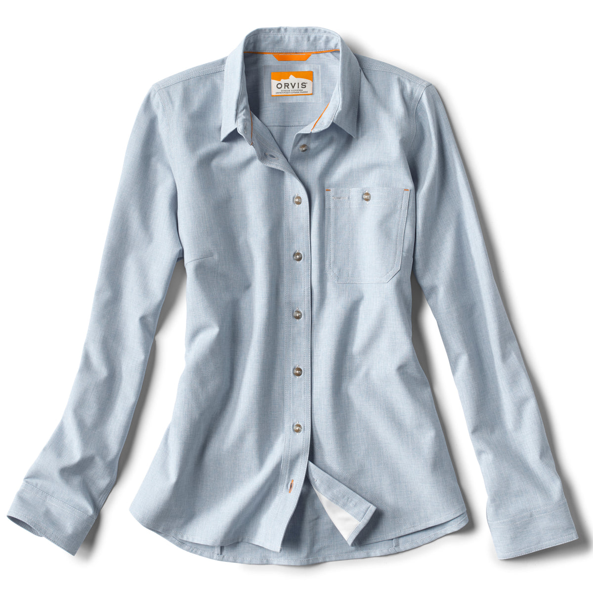 Women's Long-Sleeved Tech Chambray Work Shirt | Women's Shirts – Orvis UK